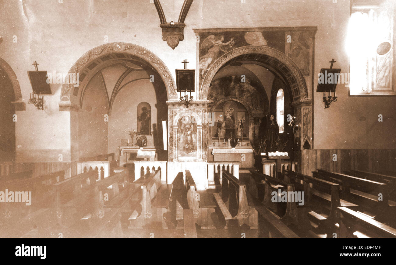 Abruzzo, L'Aquila, Celano, S. Maria Valleverde, Italy, 20th century ...