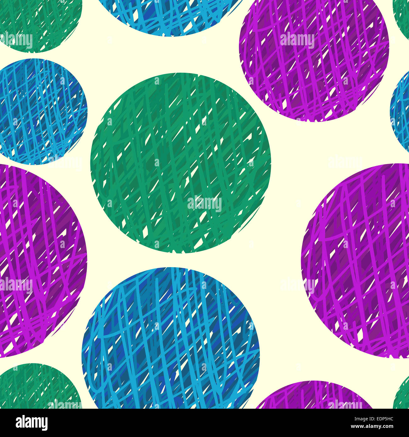 hand drawn colorfull circles Stock Photo - Alamy