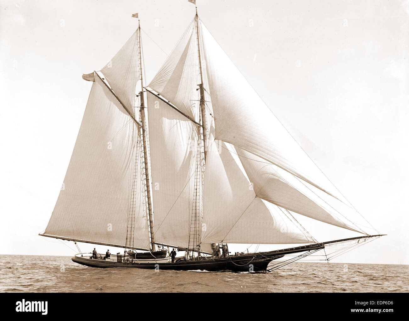 Foam, Foam (Schooner), Yachts, 1880 Stock Photo - Alamy