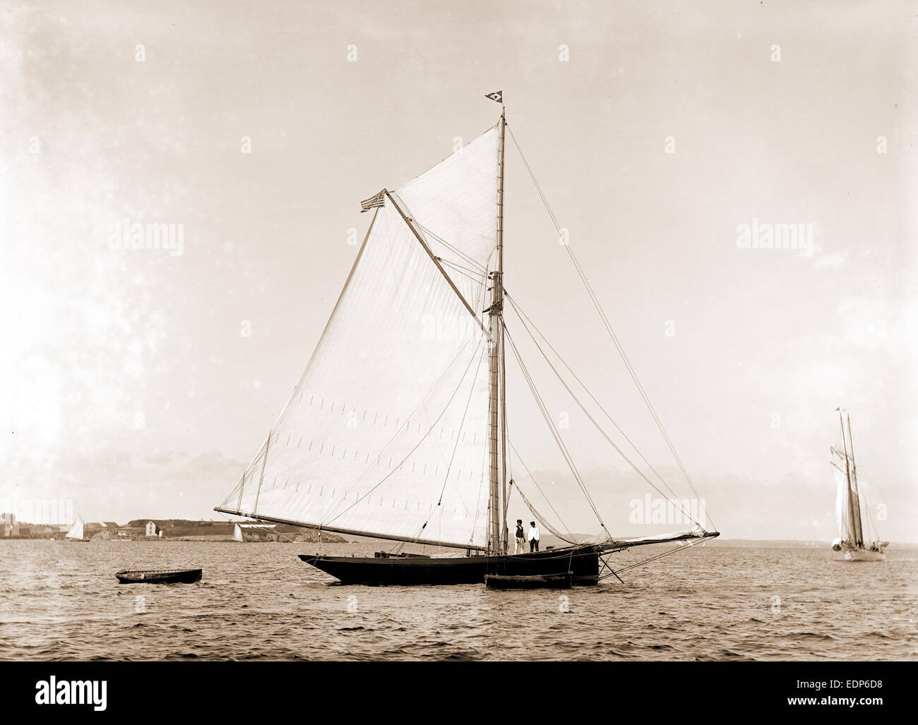 King Philip, King Philip (Yacht), Yachts, 1880 Stock Photo - Alamy