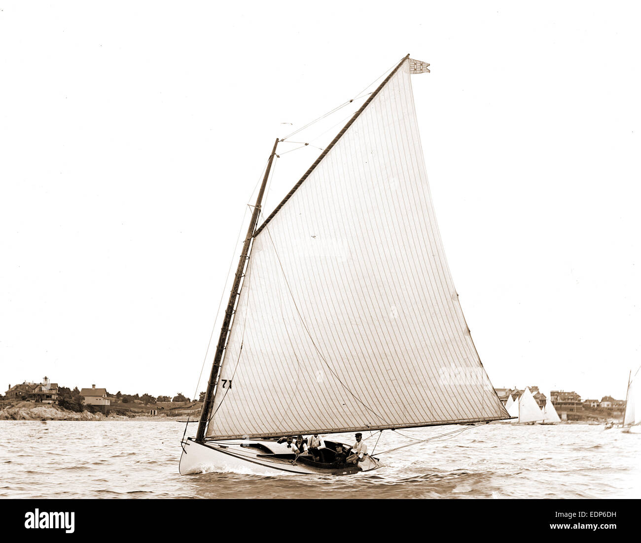 Magpie, Magpie (Yacht), Yachts, 1880 Stock Photo - Alamy