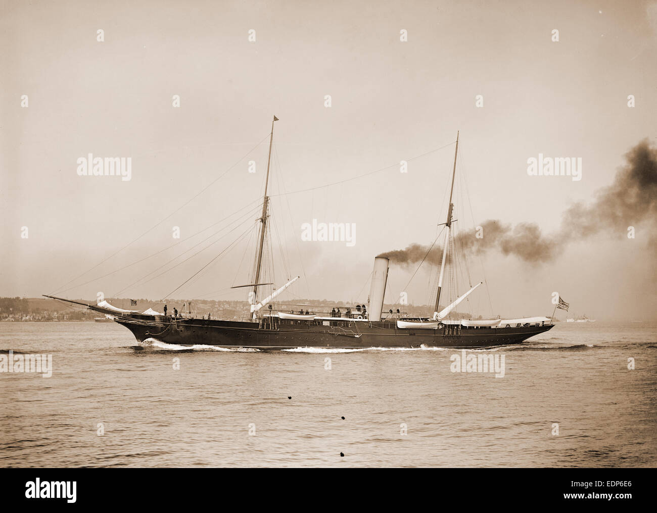 May, May (Steam yacht), Steam yachts, 1893 Stock Photo - Alamy