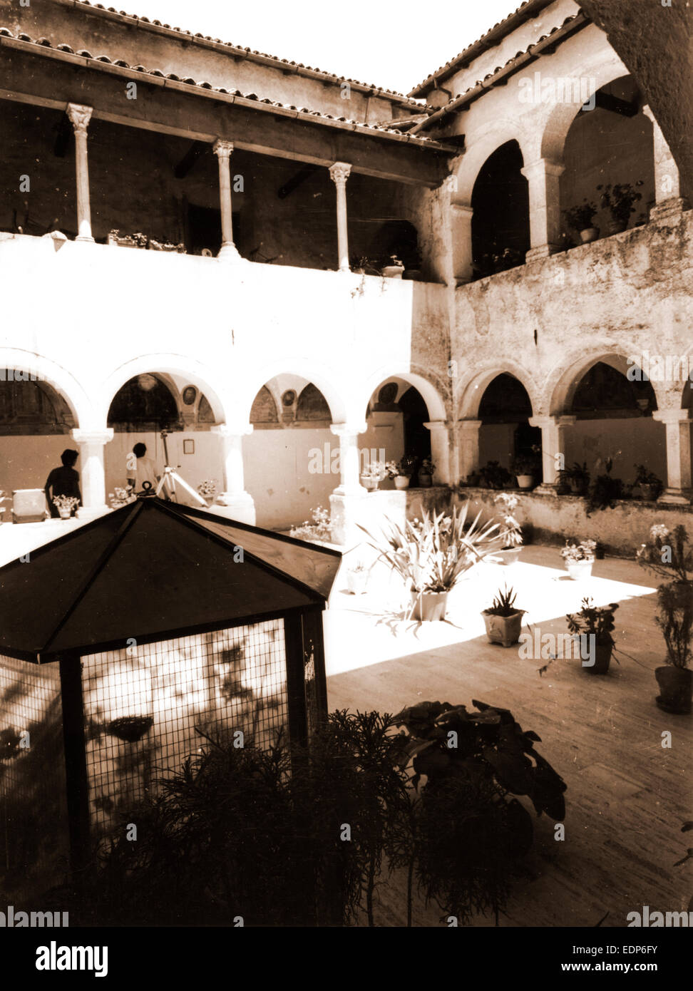 Abruzzo, L'Aquila, Fossa, Convent of S. Angelo d'Ocre, Italy, 20th ...
