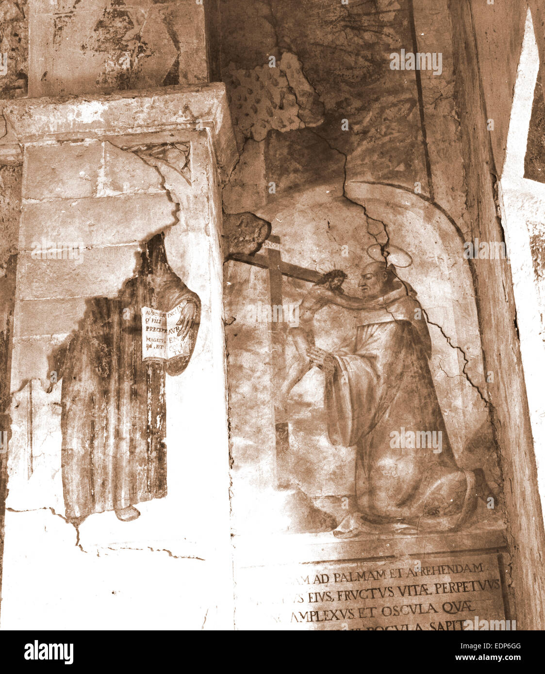 Abruzzo, L'Aquila, Fossa, Monastery of S. Spirito d'Ocre, Italy, 20th ...