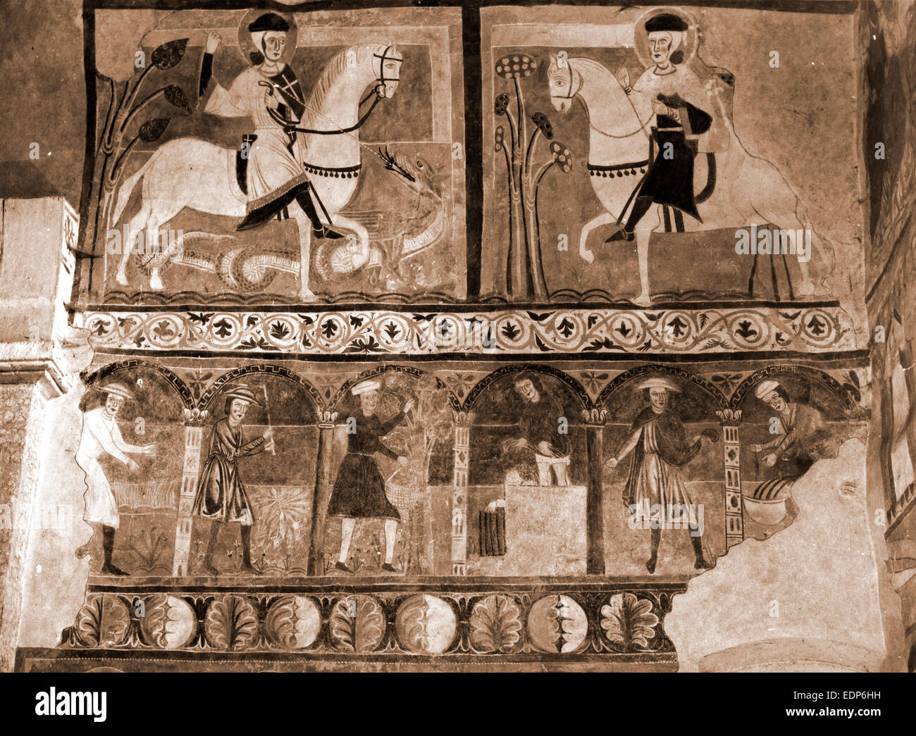 Abruzzo, L'Aquila, Fossa, S. Maria delle Grotte, Italy, 20th century ...