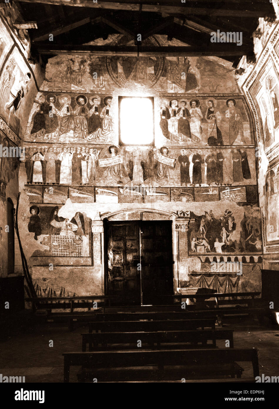 Abruzzo, L'Aquila, Fossa, S. Maria delle Grotte, Italy, 20th century ...
