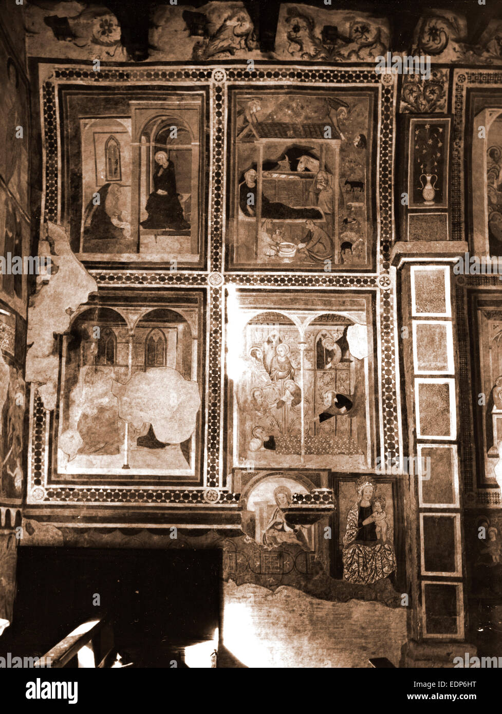 Abruzzo, L'Aquila, Fossa, S. Maria delle Grotte, Italy, 20th century ...