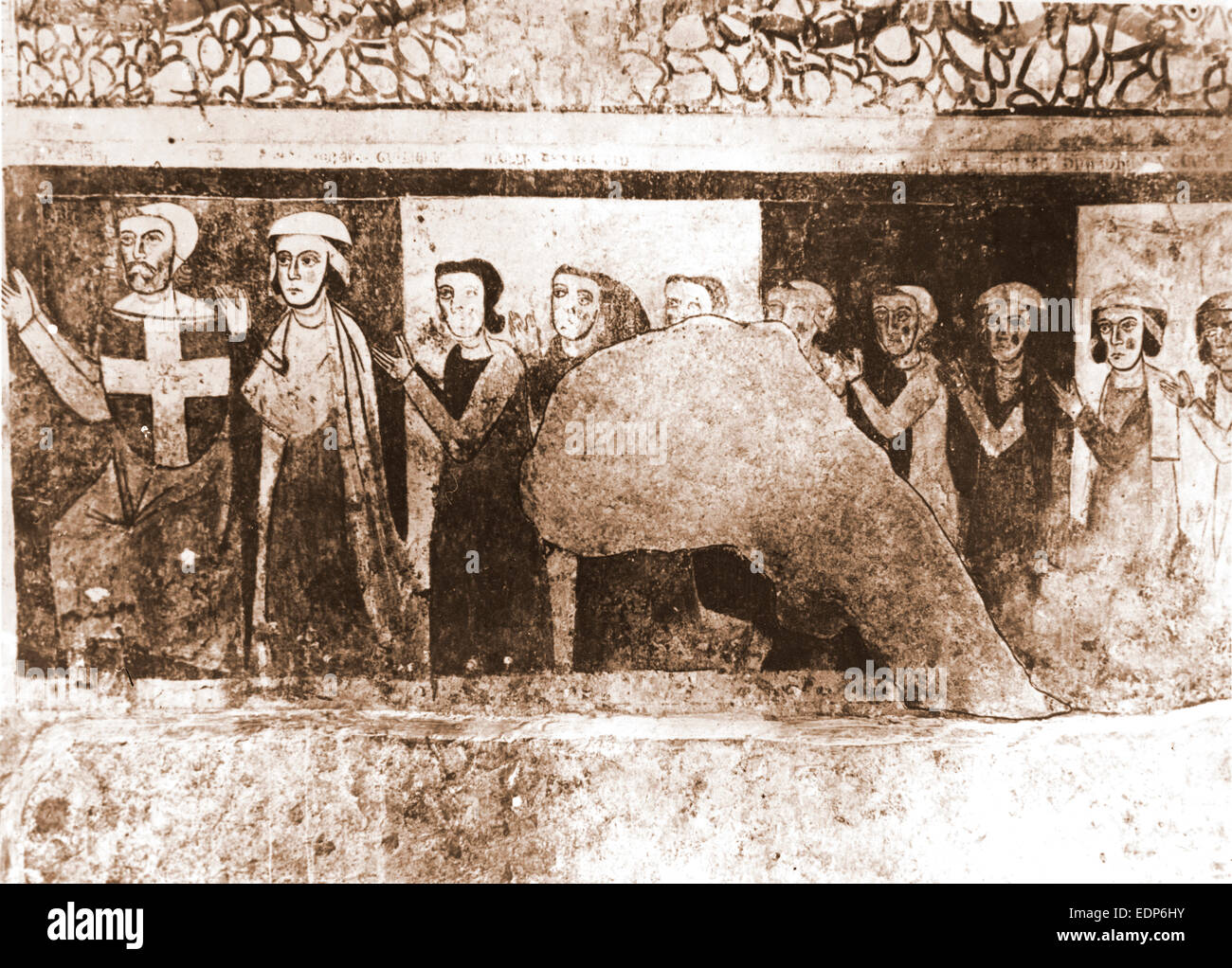 Abruzzo, L'Aquila, Fossa, S. Maria delle Grotte, Italy, 20th century ...