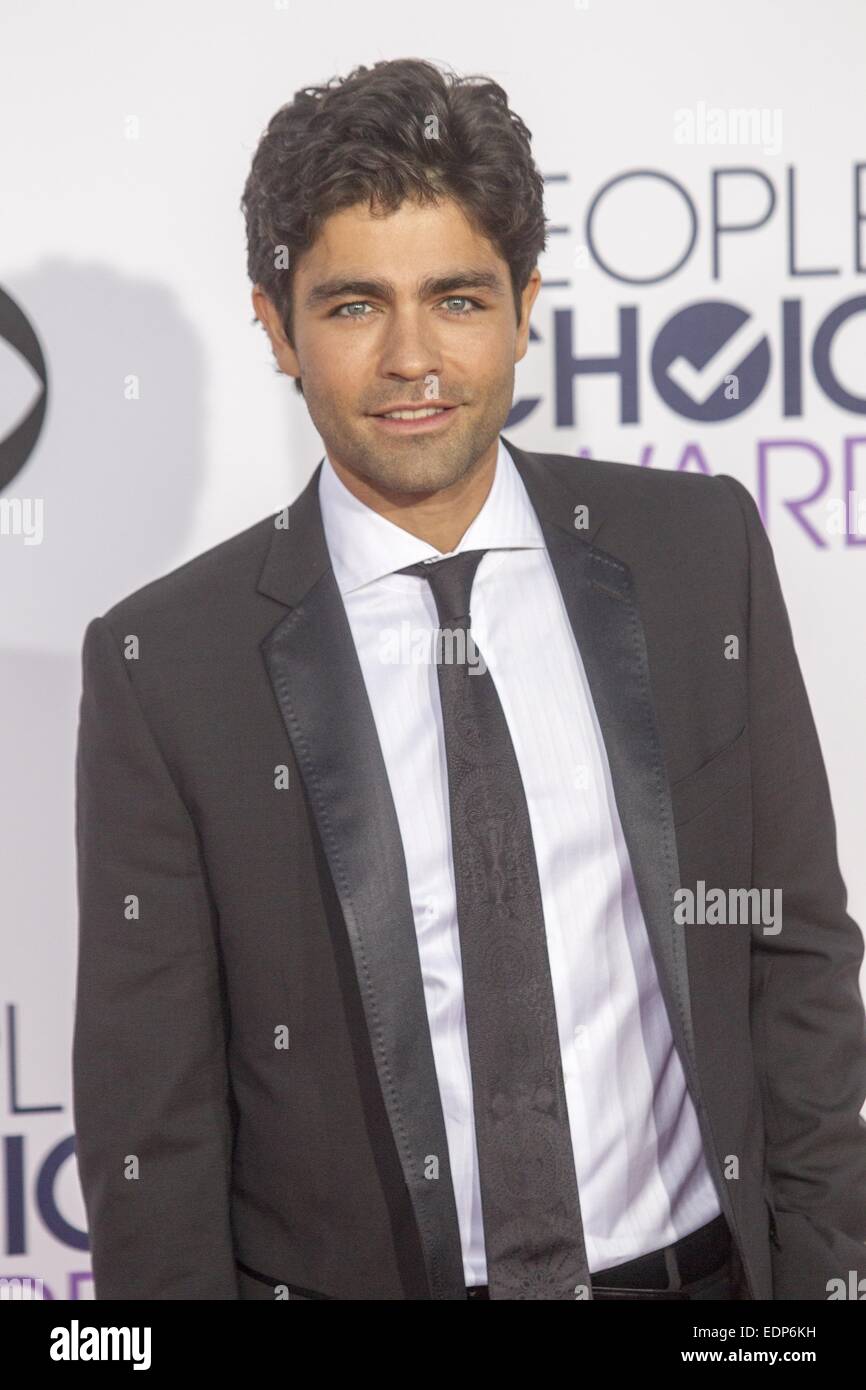 Los Angeles, USA. 7th January, 2015. Actor Adrian Grenier attends the ...