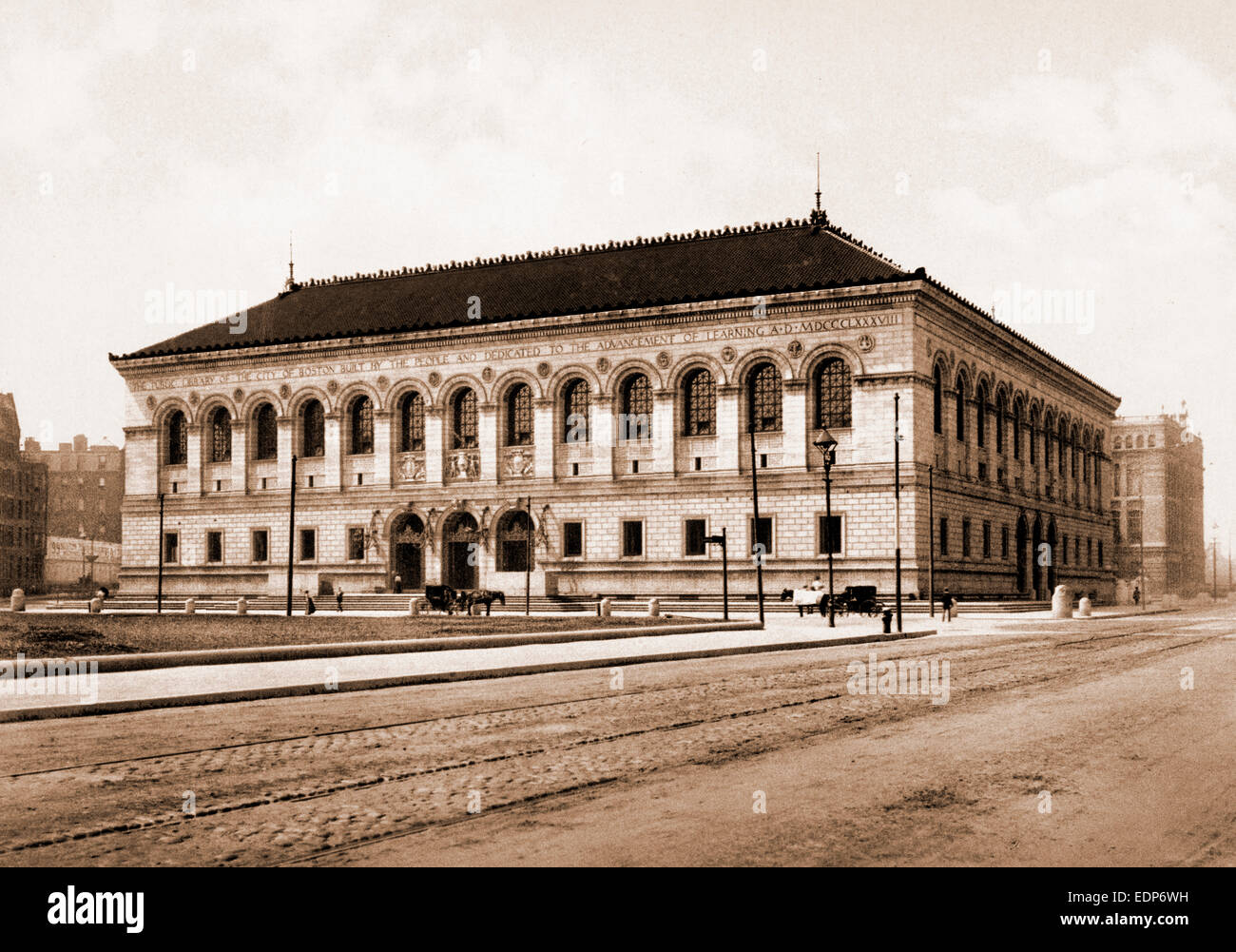 The Public Library of the city of Boston, Boston Public Library ...