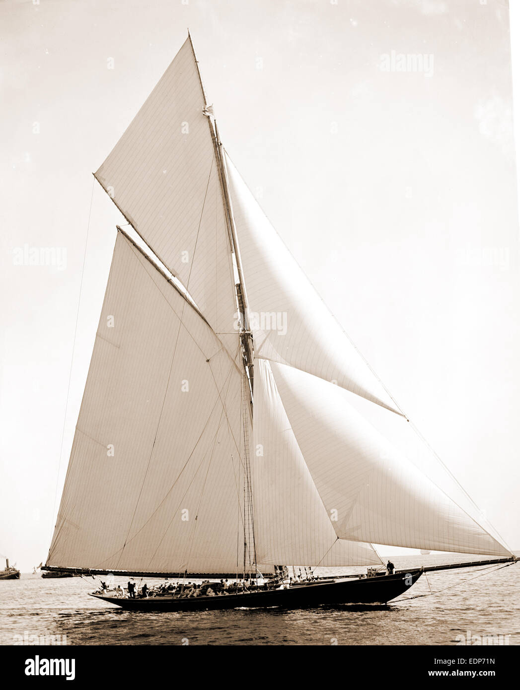 Valkyrie 11th after the start, Oct. 11, '93, Valkyrie II (Yacht ...