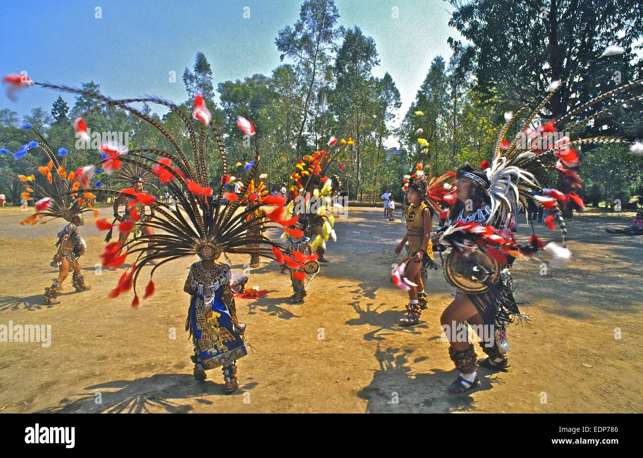 Mexico - Indian Dancers in Mexico City Stock Photo - Alamy