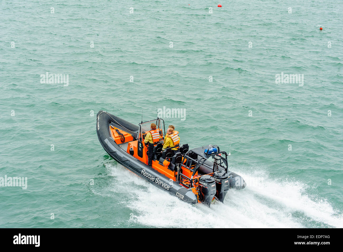 Rescue Service in operation on the solent Stock Photo - Alamy