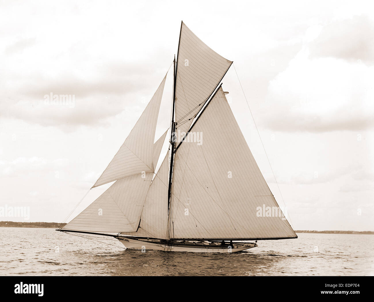 Sayonara, Sayonara (Yacht), Yachts, 1891 Stock Photo - Alamy
