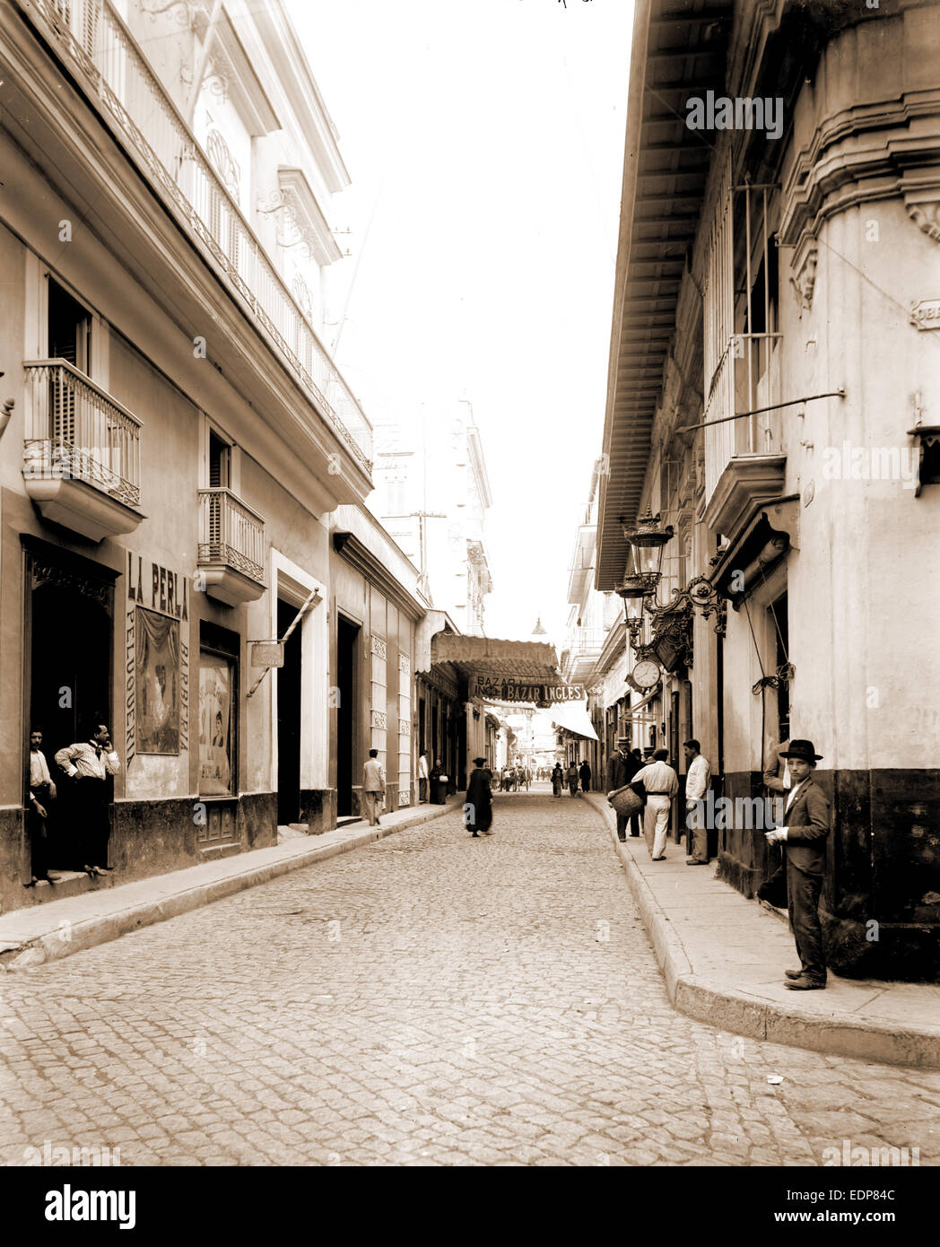 Havana Street, Havana, Streets, Cuba, Havana, 1900 Stock Photo - Alamy