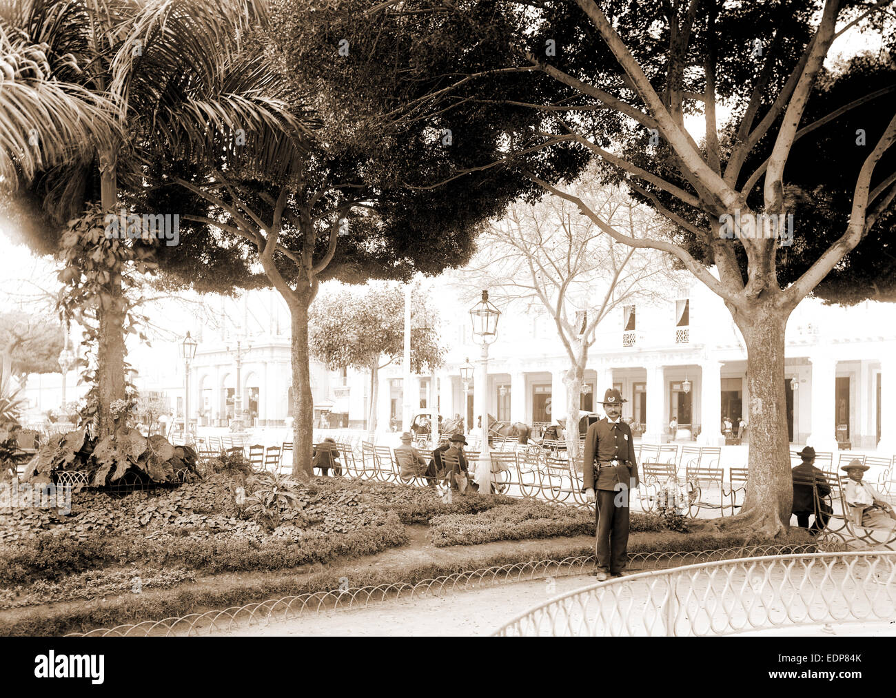 Central park, Havana, Parks, Cuba, Havana, 1900 Stock Photo - Alamy