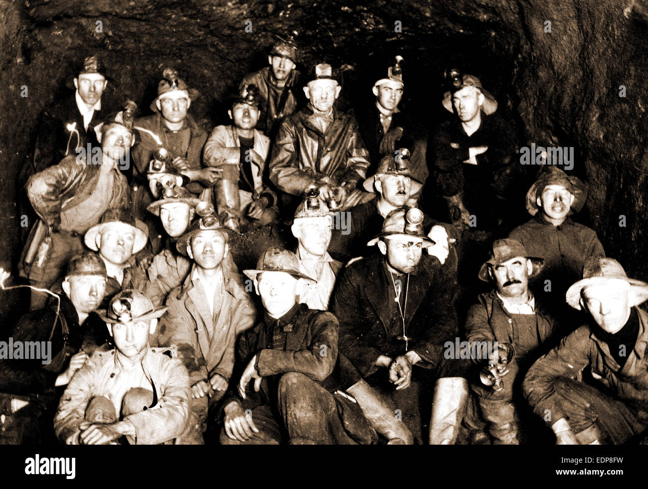 Miners underground hi-res stock photography and images - Alamy