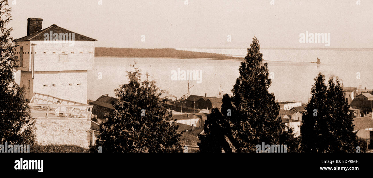 Old block house fort mackinac hi-res stock photography and images - Alamy