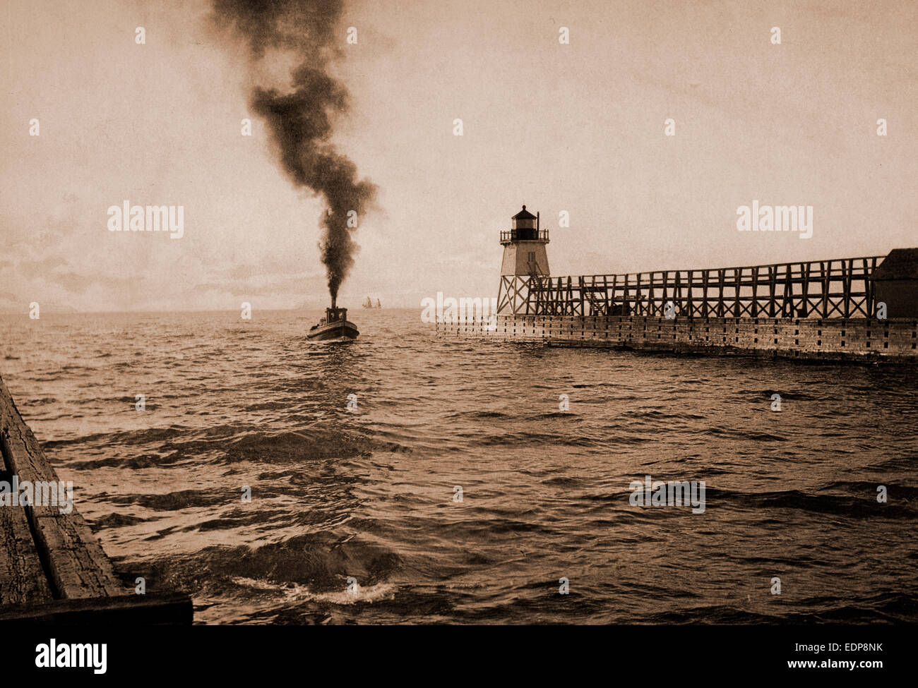 Charlevoix harbor hi-res stock photography and images - Alamy