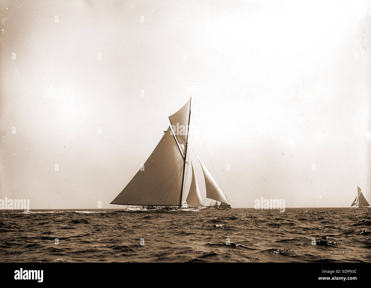 Yacht, Yachts, 1890 Stock Photo - Alamy