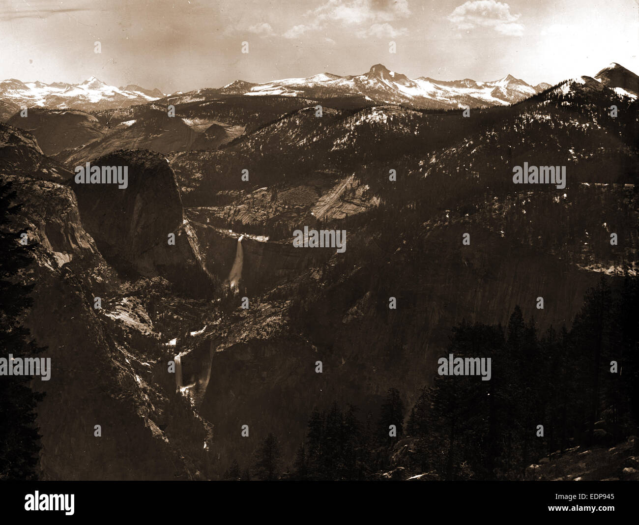 The high Sierras from Glacier Point, Jackson, William Henry, 1843-1942 ...