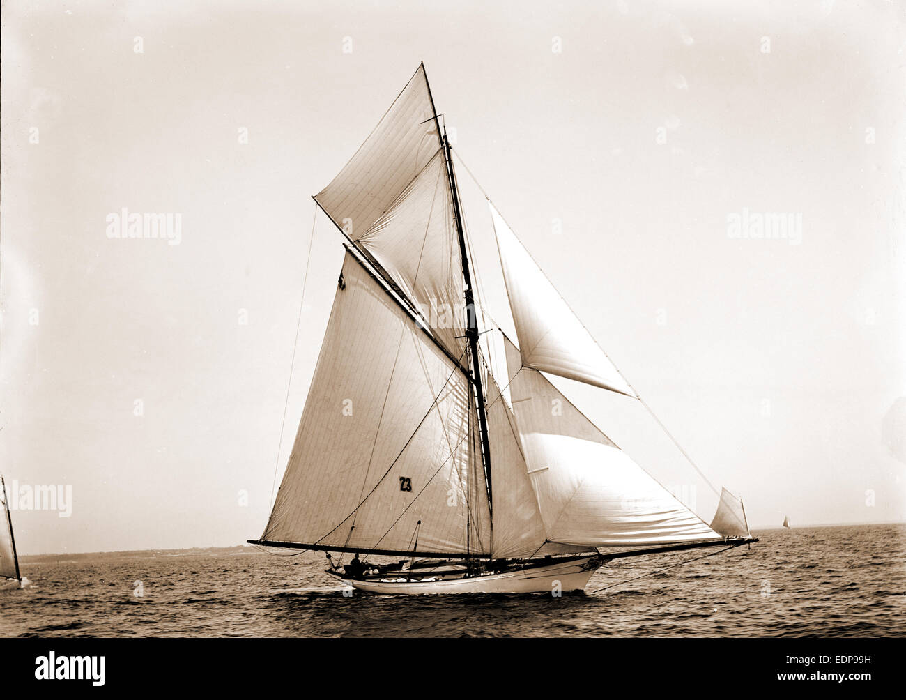 Choctaw, Choctaw (Yacht), Yachts, 1890 Stock Photo - Alamy