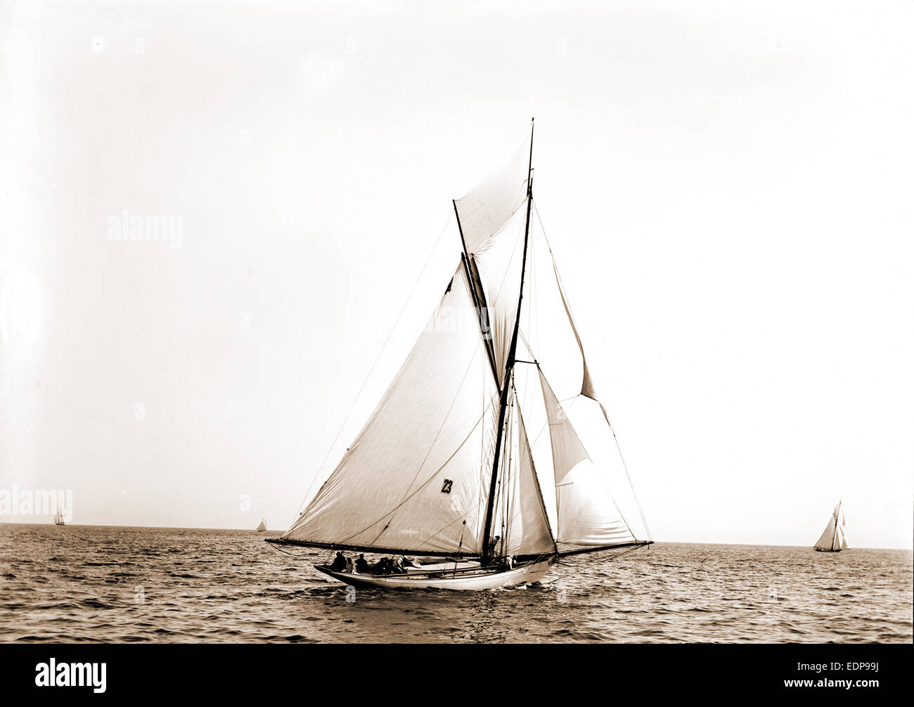 Choctaw, Choctaw (Yacht), Yachts, 1890 Stock Photo - Alamy