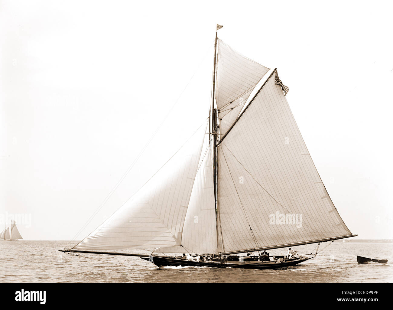 Liris, Liris (Sloop), Yachts, 1891 Stock Photo - Alamy