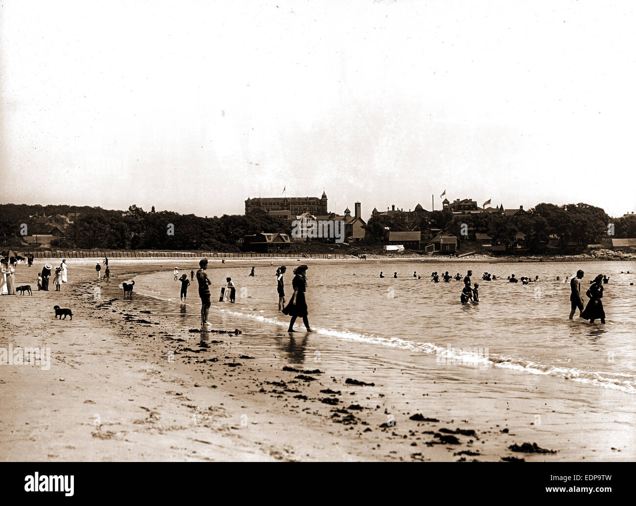The Bathing beach, Magnolia, Mass, Beaches, United States ...