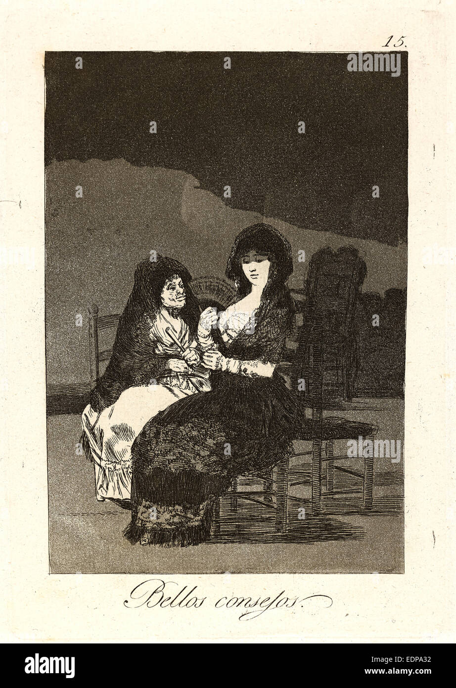 Francisco de Goya (Spanish, 1746-1828). Bellos consejos. (Pretty ...