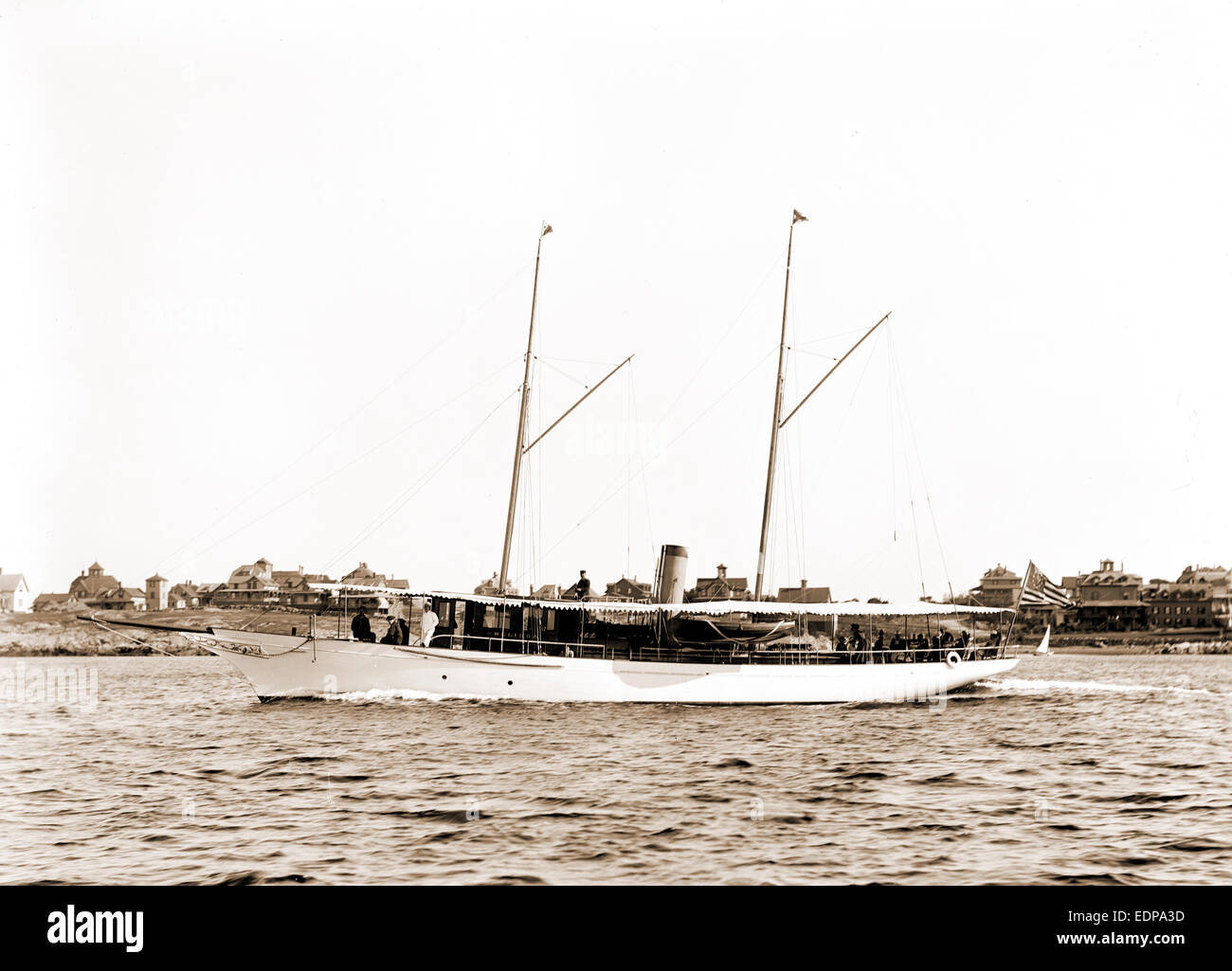 Melissa, Melissa (Steam yacht), Steam yachts, 1880 Stock Photo - Alamy