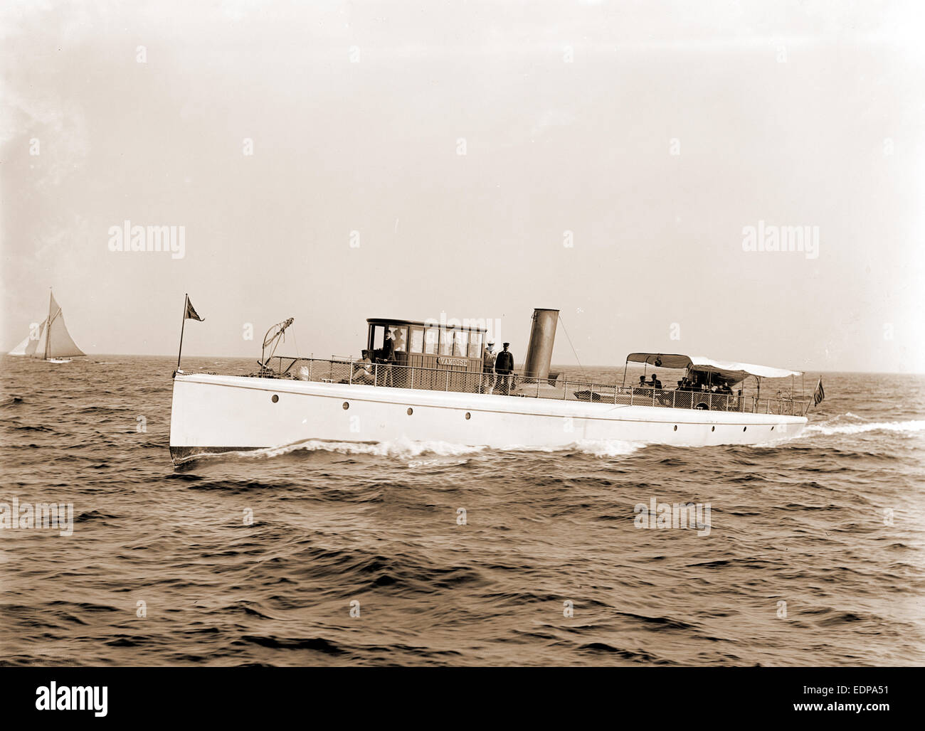 Vamoose, Vamoose (Steam yacht), Steam yachts, 1892 Stock Photo - Alamy