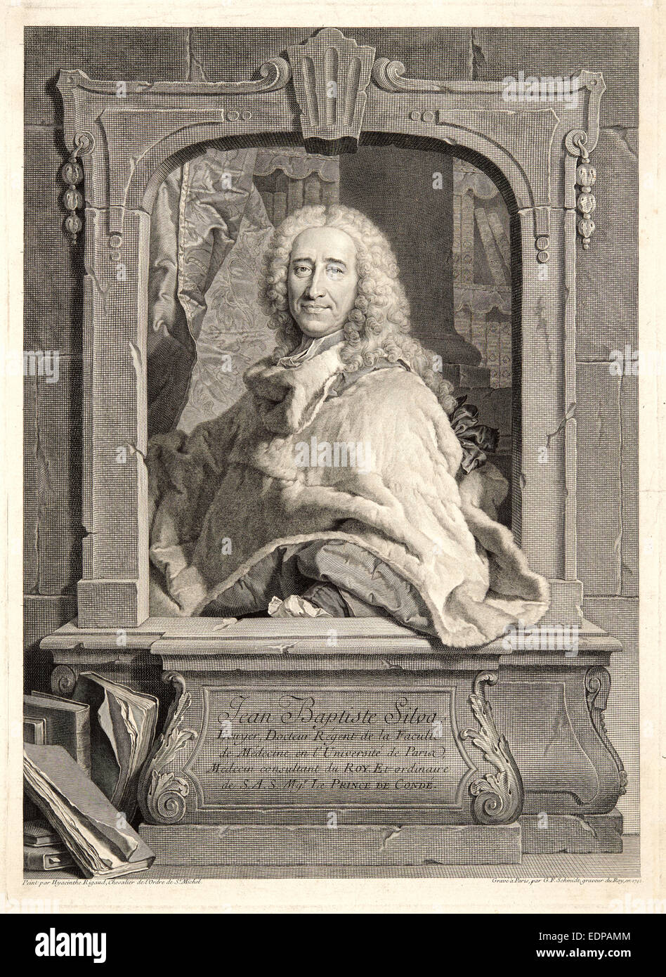 Georg Friedrich Schmidt (German, 1712-1775) after Hyacinthe Rigaud (French, 1659-1743). Portrait ...