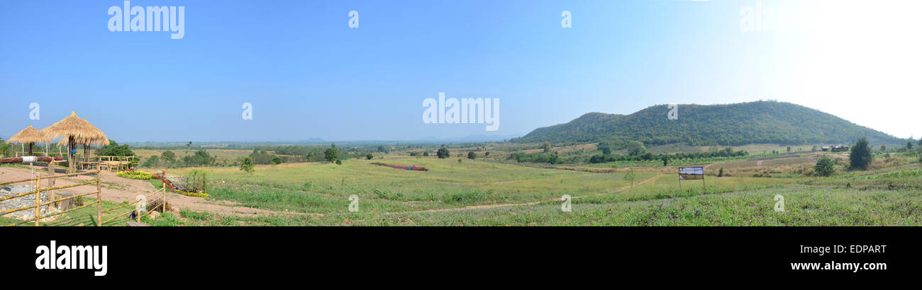 Panorama Viewpoint in winter season at Ban Kha is a district in the ...