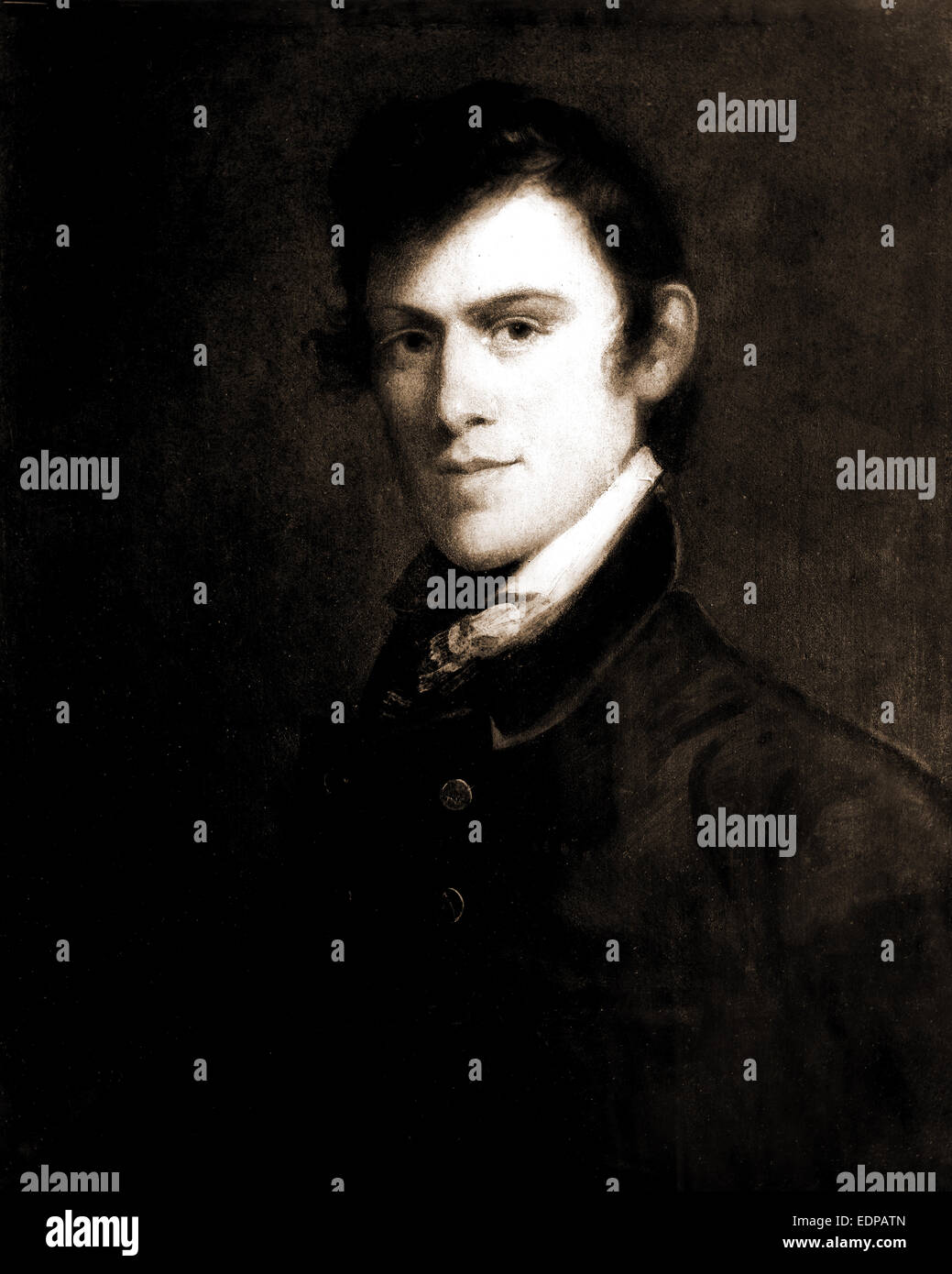 John Grimes, head-and-shoulders portrait, 1812, Jouett, Matthew Harris ...