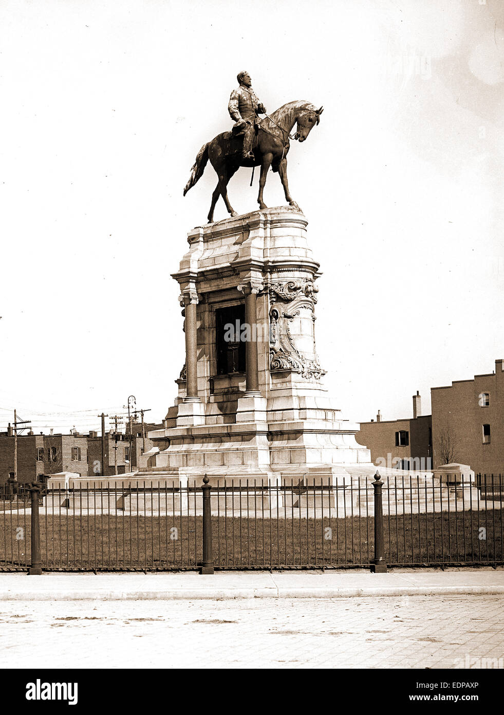 Robert E. Lee monument, Richmond, Va, Lee, Robert E., (Robert Edward ...