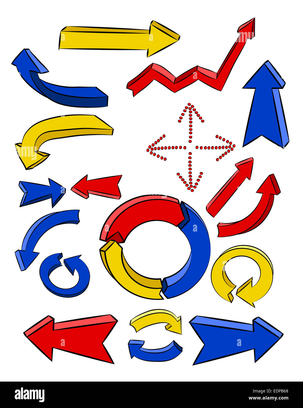 Arrows outline signs hi-res stock photography and images - Alamy