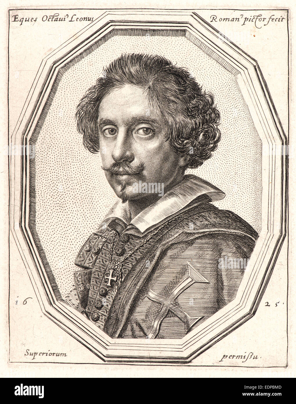 Ottavio Mario Leoni (Italian, 1578 - 1630). Self-Portrait of the Artist ...