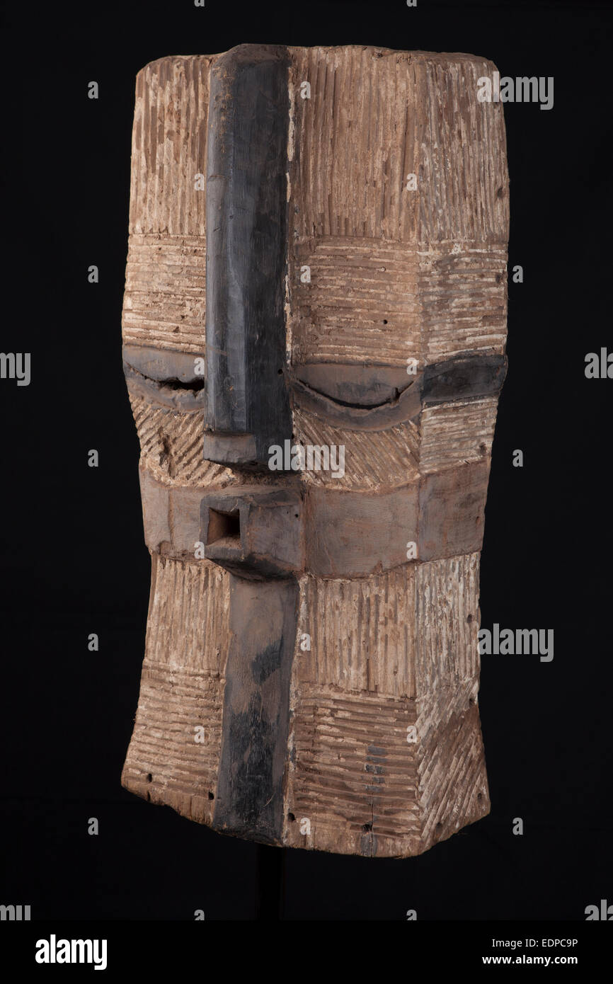 African mask from Congo, Central Africa Stock Photo - Alamy