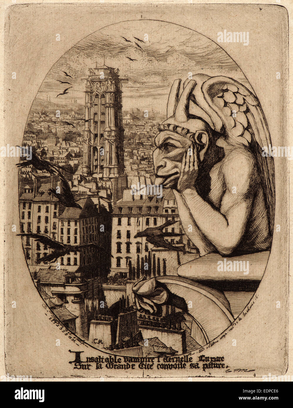 Le stryge 1853 hi-res stock photography and images - Alamy