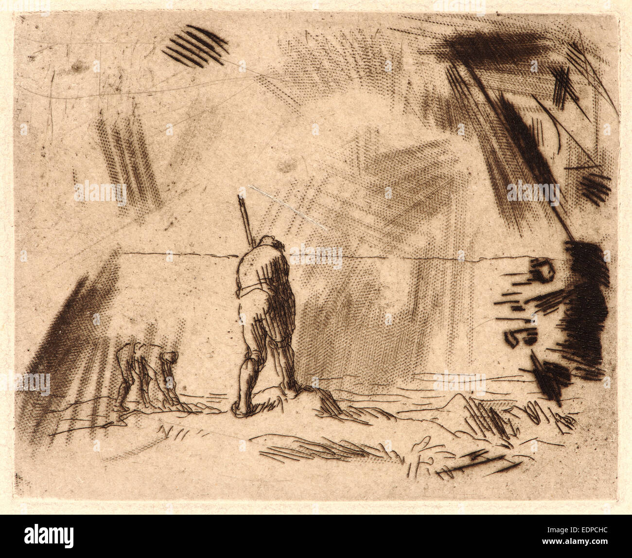 Jean-François Millet (French, 1814 - 1875). Seaweed Gatherers ...