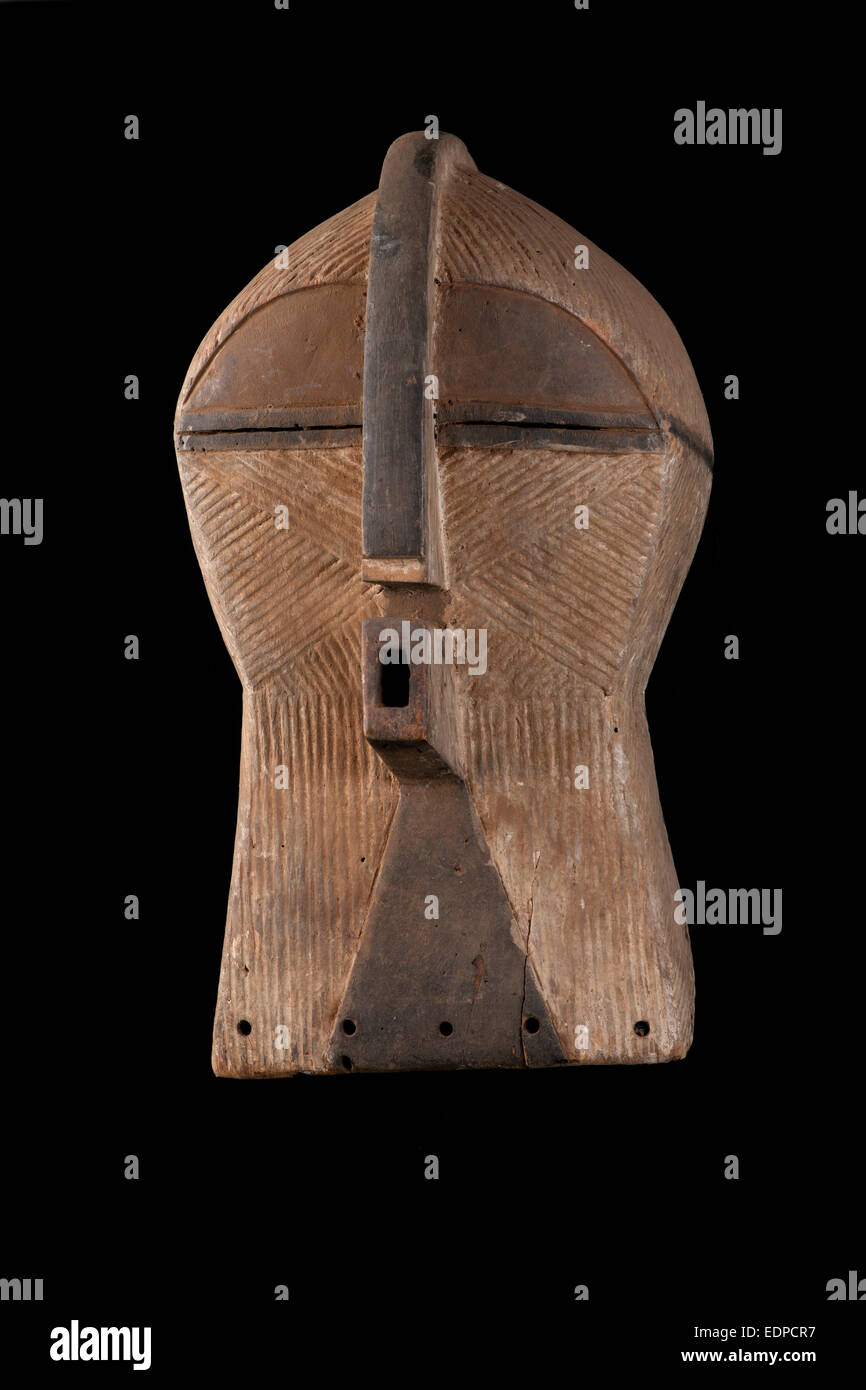 African mask from Congo, Central Africa Stock Photo - Alamy