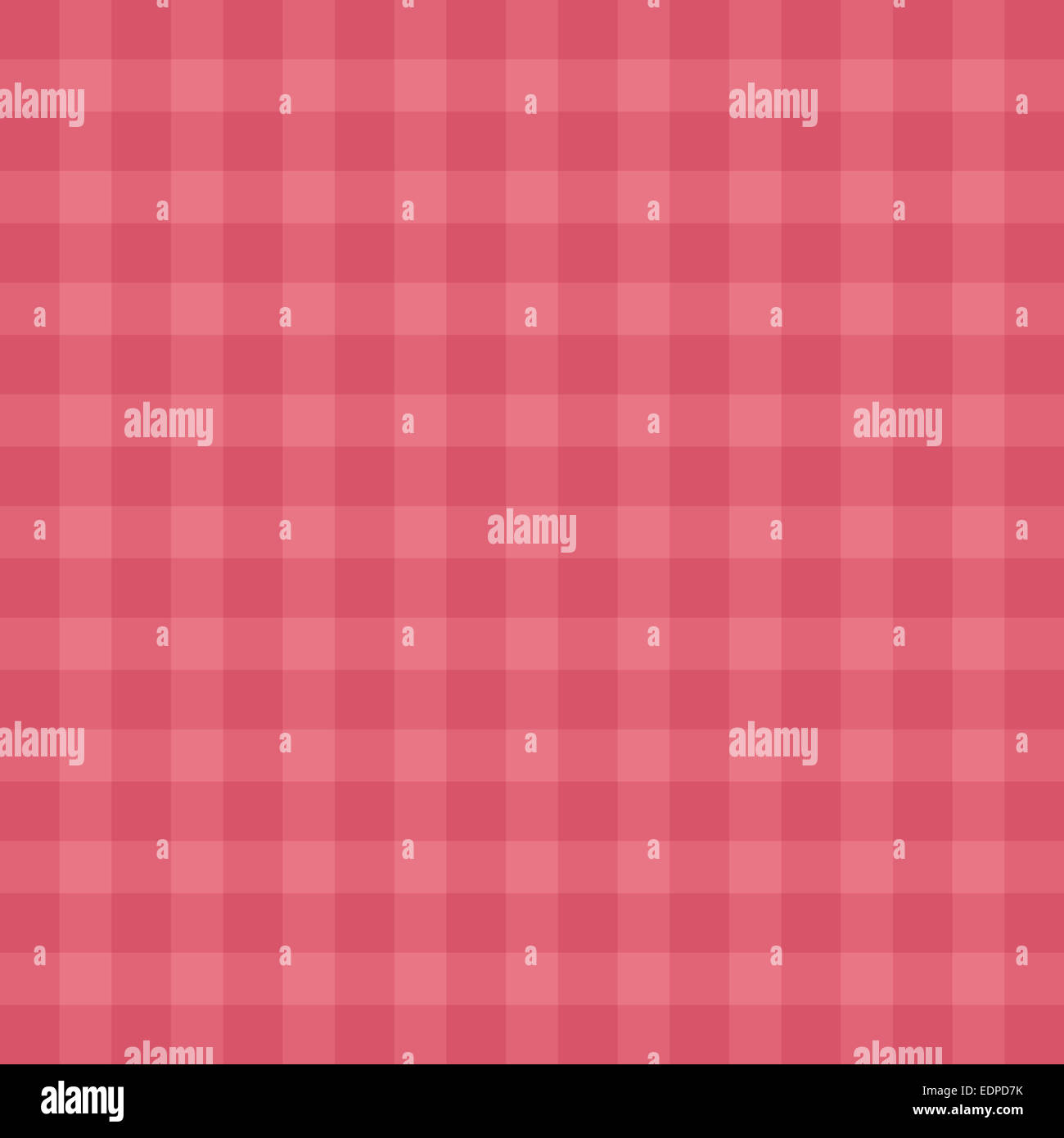 Flat easy tilable red gingham repeat pattern print Stock Photo - Alamy