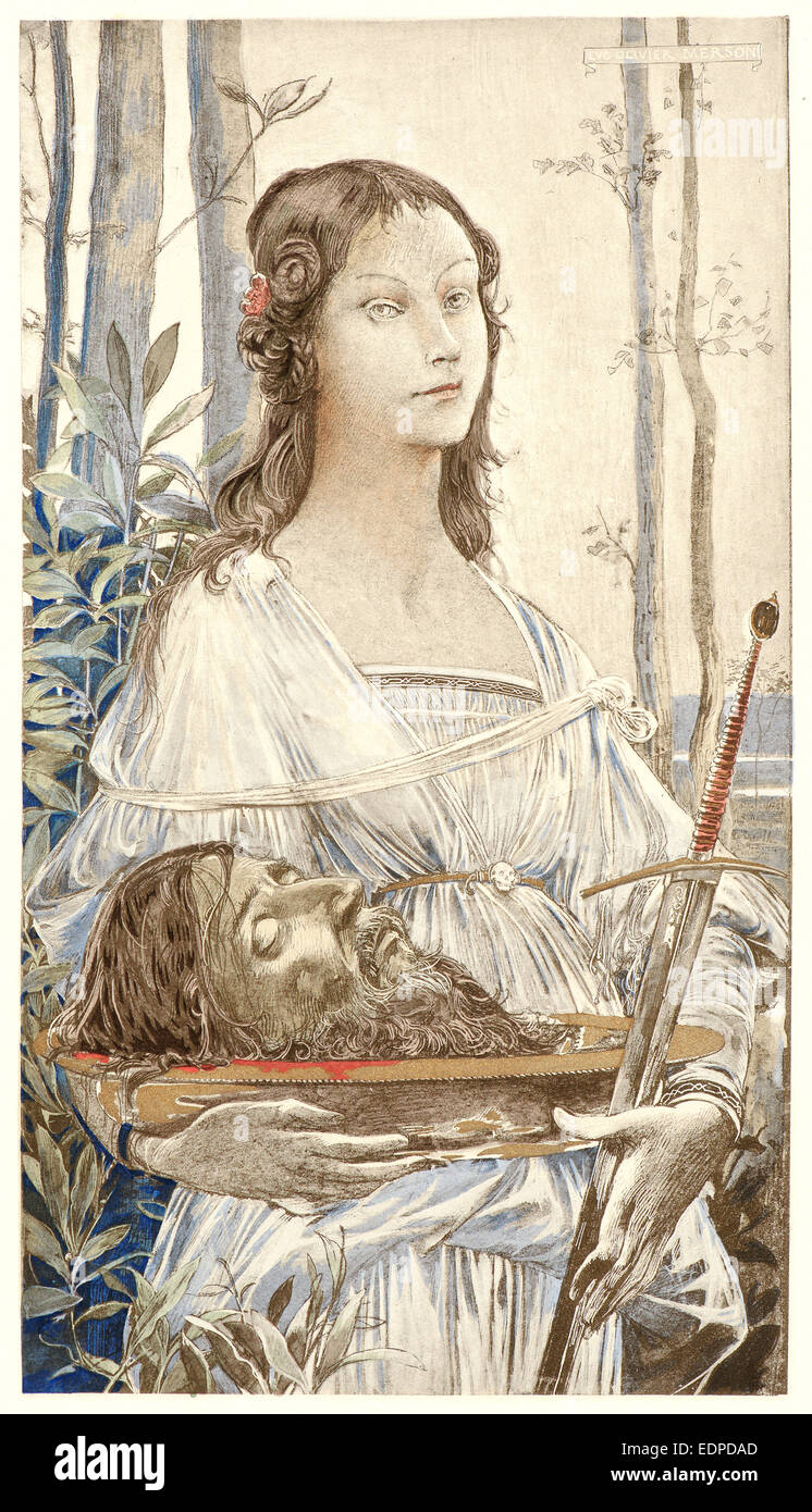 Luc Olivier Merson (French, 1846 - 1920). Salomé, ca. 1899. Collotype ...