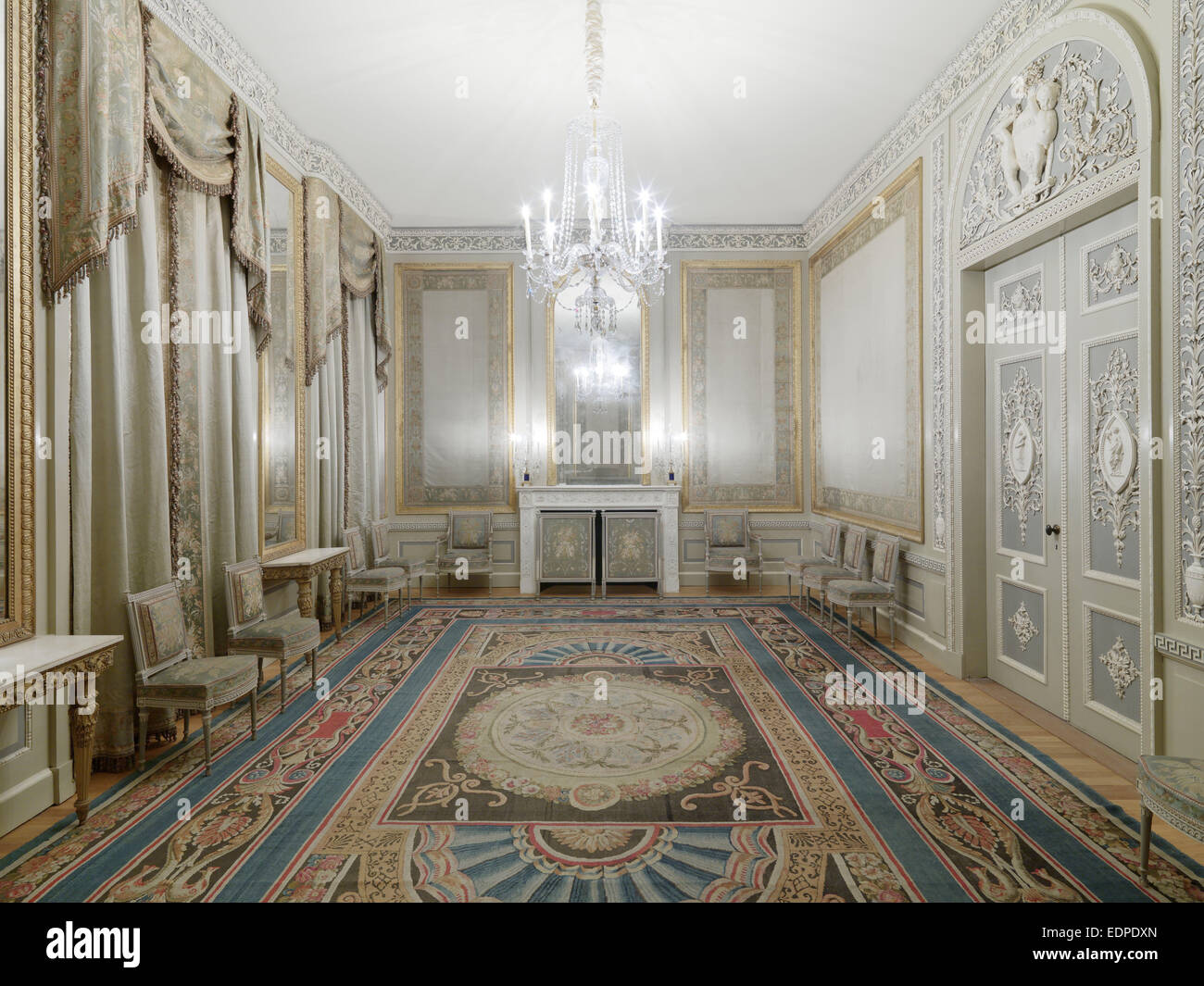 Haarlem reception room 1794 The Netherlands, Abraham van der Hart, c ...