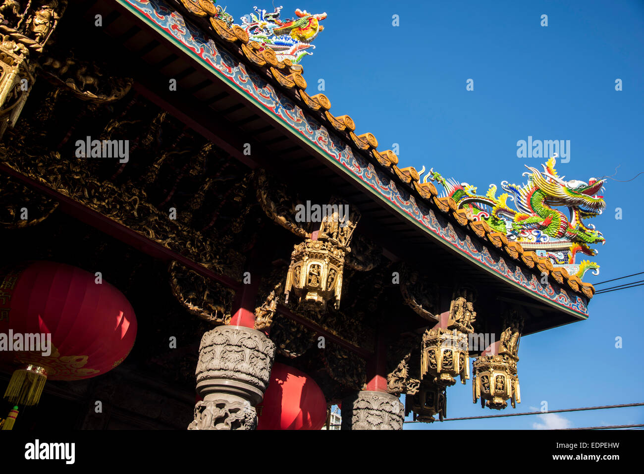 Emperor Guan Yu Temple,China town,Yokohama,Kanagawa,Japan Stock Photo ...