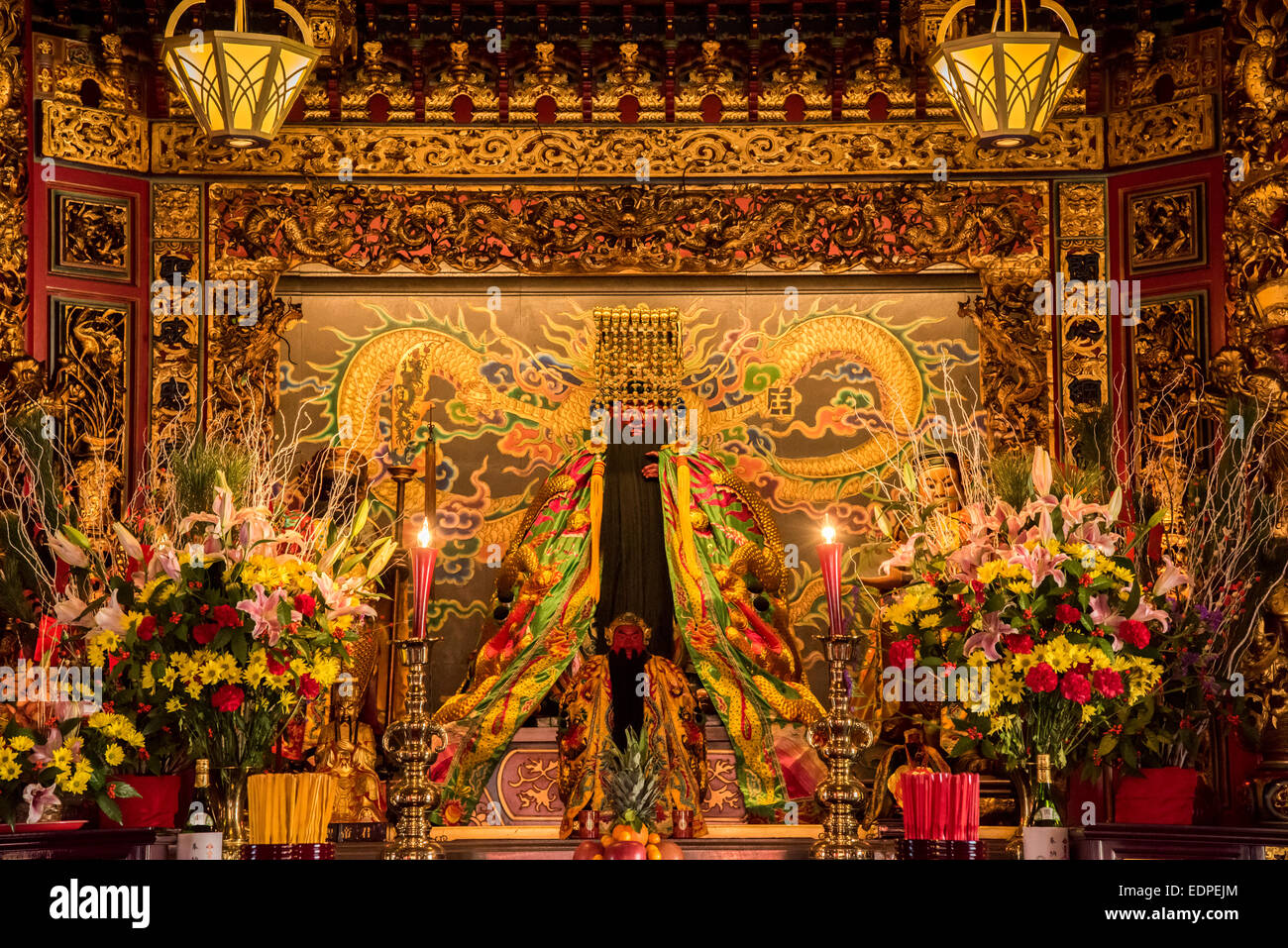 Emperor Guan Yu Temple,China town,Yokohama,Kanagawa,Japan Stock Photo ...
