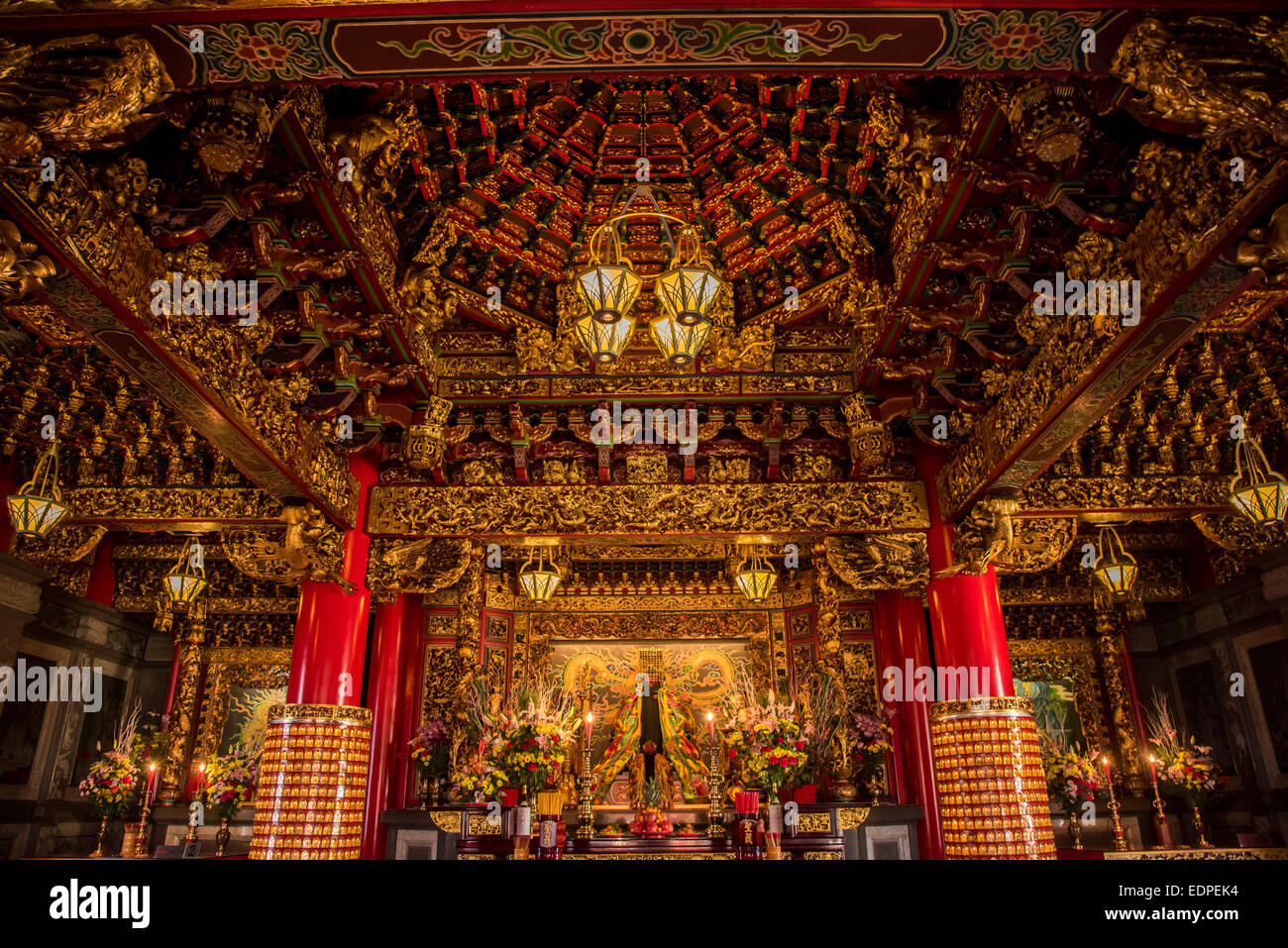Emperor Guan Yu Temple,China town,Yokohama,Kanagawa,Japan Stock Photo ...
