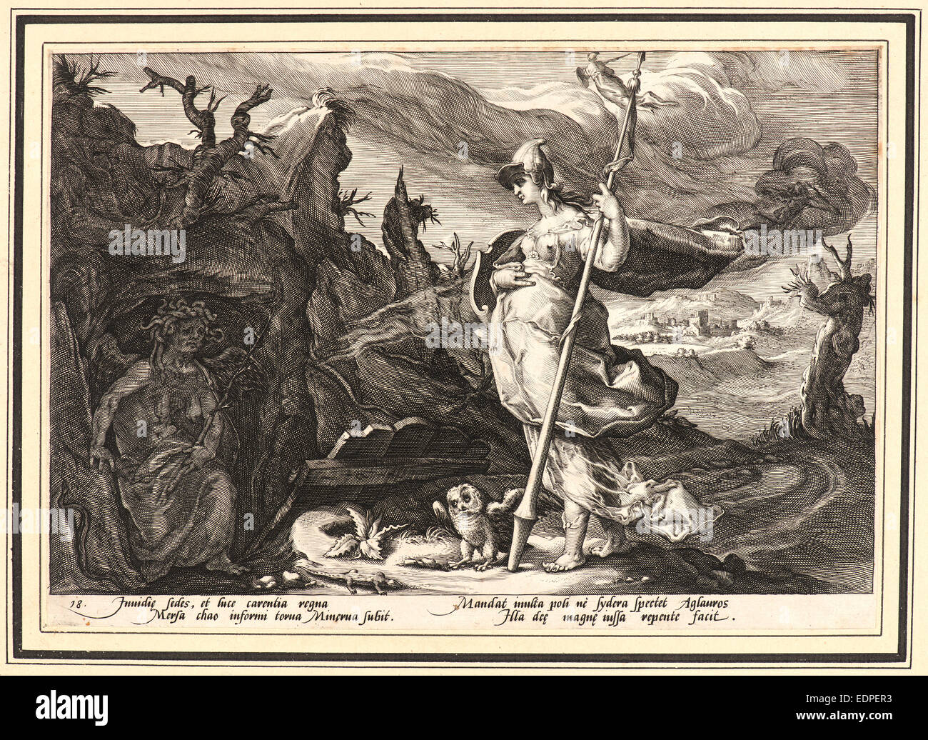 Minerva commanding envy hi-res stock photography and images - Alamy