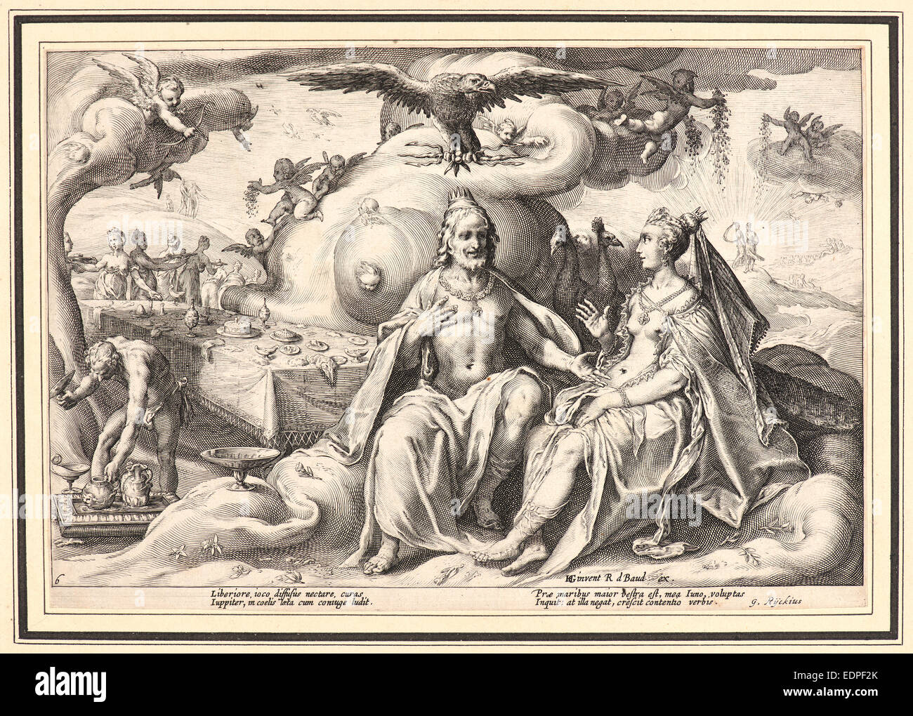 Anonymous after Hendrick Goltzius (Dutch, 1558 - 1617). The Dispute ...